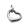 Open Heart Charm for Lizzy James Charm Bracelets