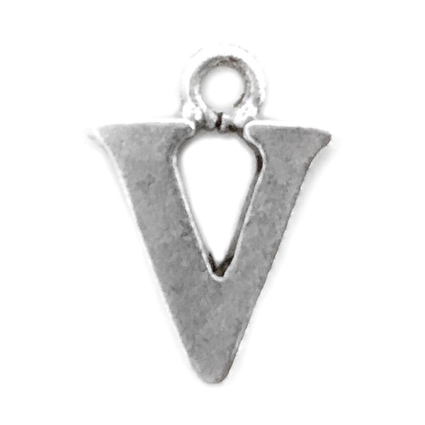 Letter V Charm- for Lizzy James Charm Bracelets